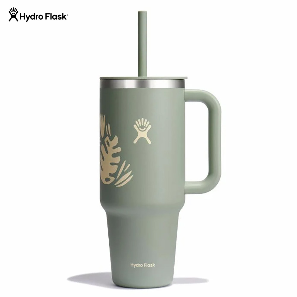 Hydro Flask All Around Travel Tumbler Botanical Bliss Agave 40 oz ...